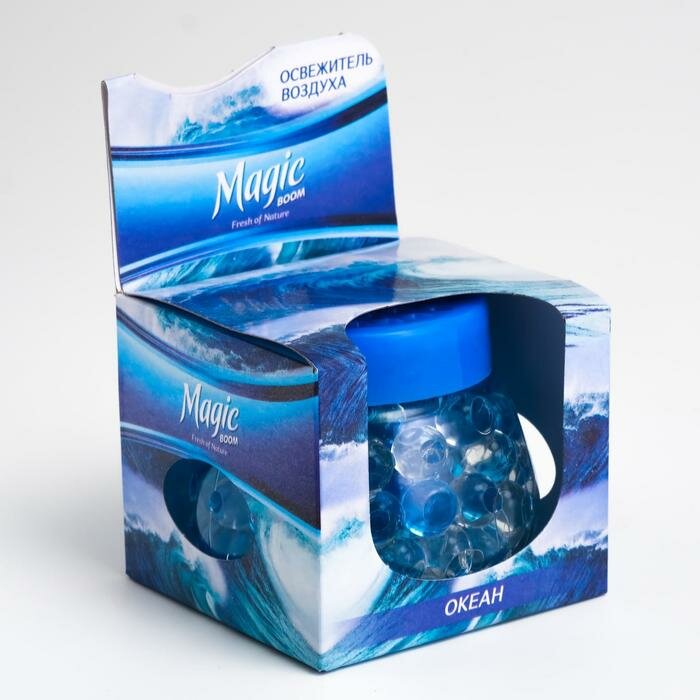 Освежитель воздуха Magic Boom гелевый "Океан", 100 г