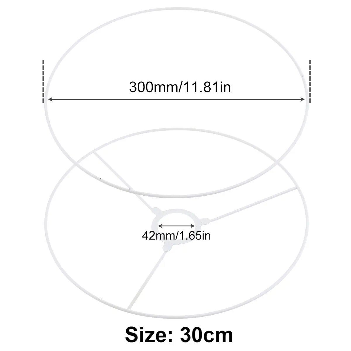 Винтажный абажур 30см, Size-30cm
