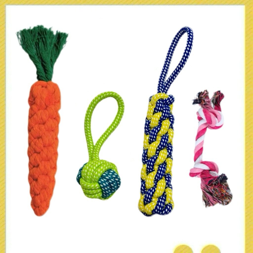 Собака молярная стойкая к кусанию хлопчатобумажная веревка игрушка маленькая собака среднего размера игрушка собачий