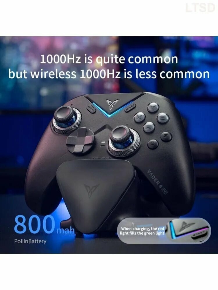 Flydigi Dock Base Для Apex 4/Vader 3 Pro/Vader 3/ Apex 3 Белый, черный, 2 цвета, Док-станция для зарядки, Подставка для адаптера питания