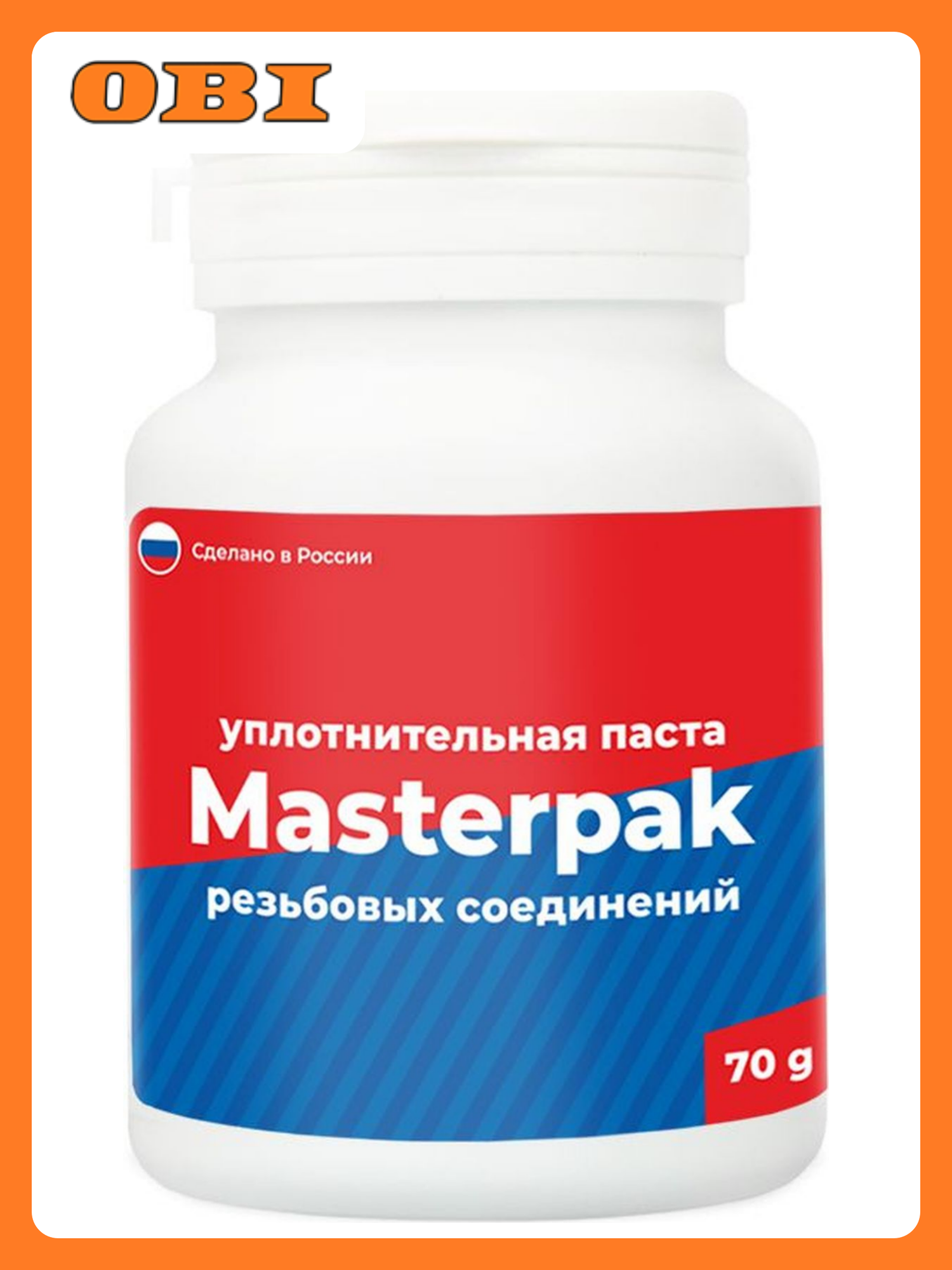 Паста уплотнительная Masterprof Masterpak, для резьбовых соединений, 70г