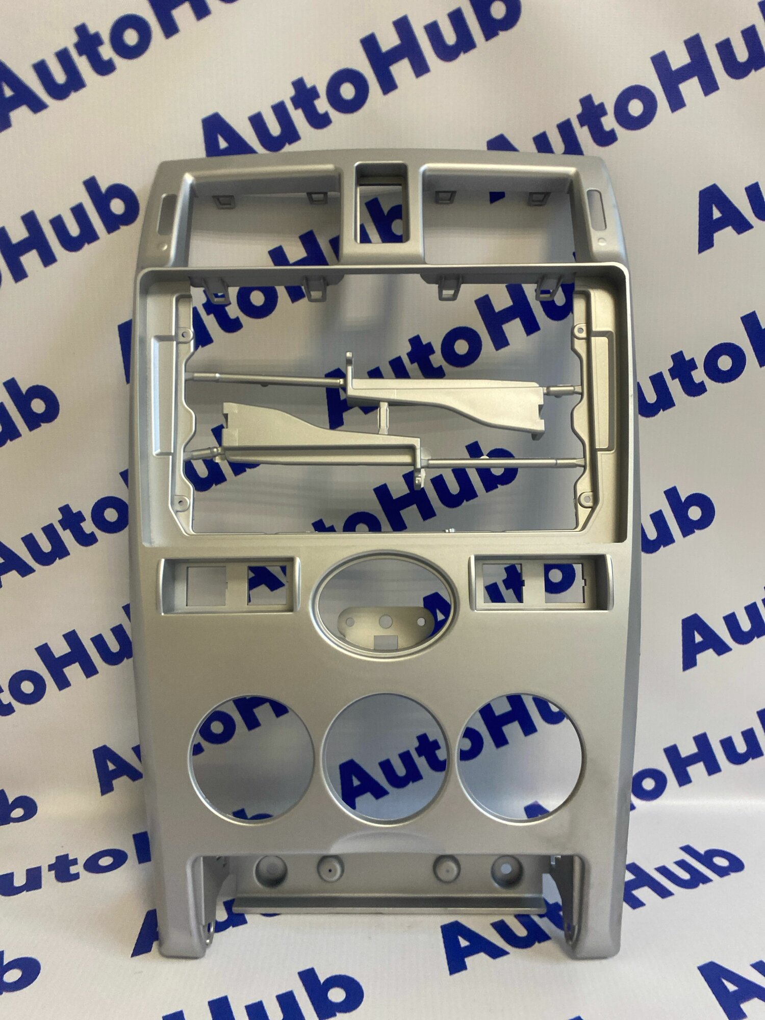 Переходная рамка для магнитолы + провода для подключения Lada Priora 2007 - 2014 (Цвет: серебристый, 9 дюймов)