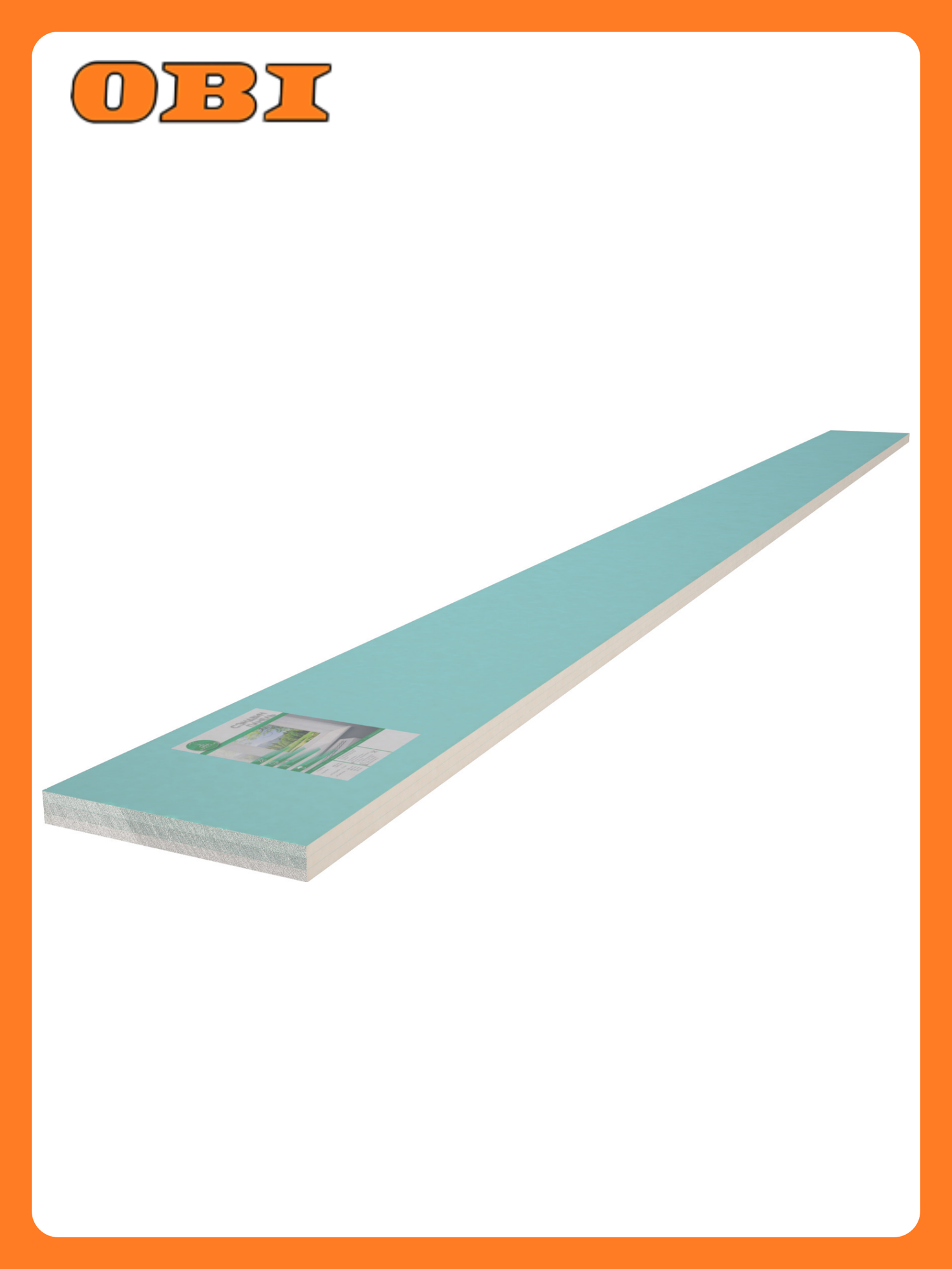 Сэндвич-панель "Stella", 300 см x 25 см x 1 см, белая, влагостойкая, 1 шт.