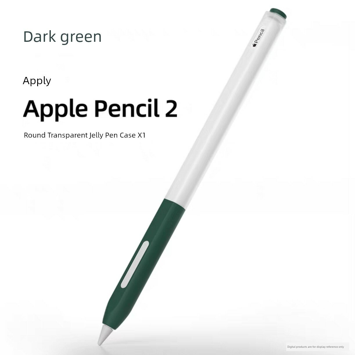 Кейс для Apple Pencil 2-го поколения в изумрудно-зеленом цвете с магнитной зарядкой для iPad