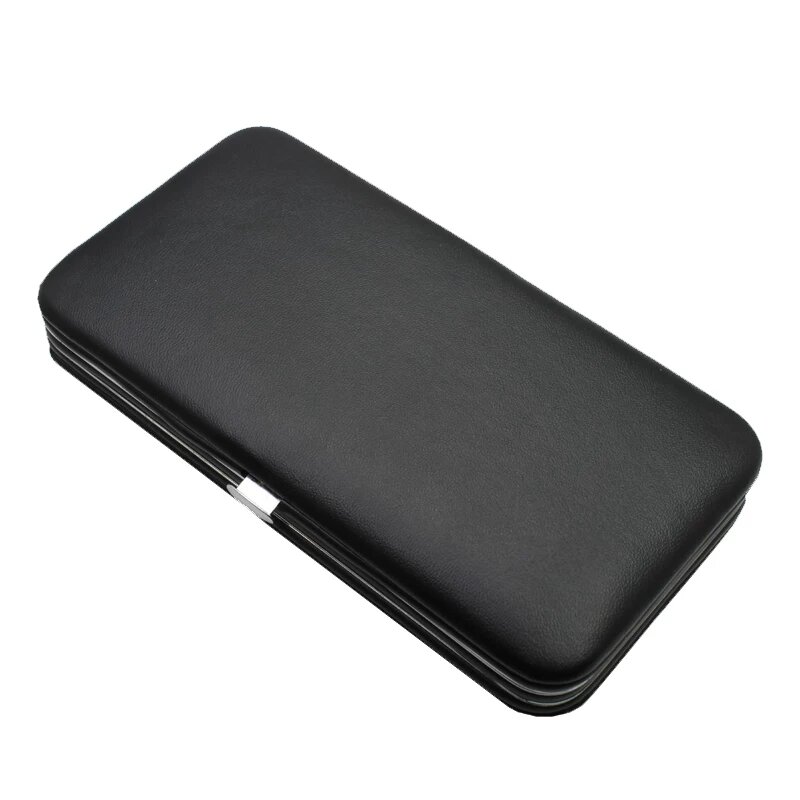 777 набор пустых кожаных чехлов для индивидуального ухода, набор инструментов для маникюра, сумка для хранения кусачек