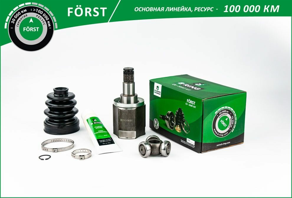 ШРУС внутренний для Skoda Favorit, Шкода Фаворит, шлицы 22/30 B-RING