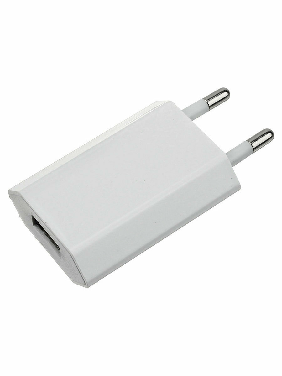 Зарядное устройство вход 220В/выход USB(G) 5В 1А плоский HQ