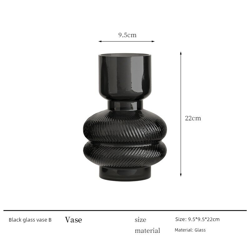 Итальянская ваза в стиле лайт-люкс для столешницы, элитное украшение для обеденного стола, современный декор для дома,