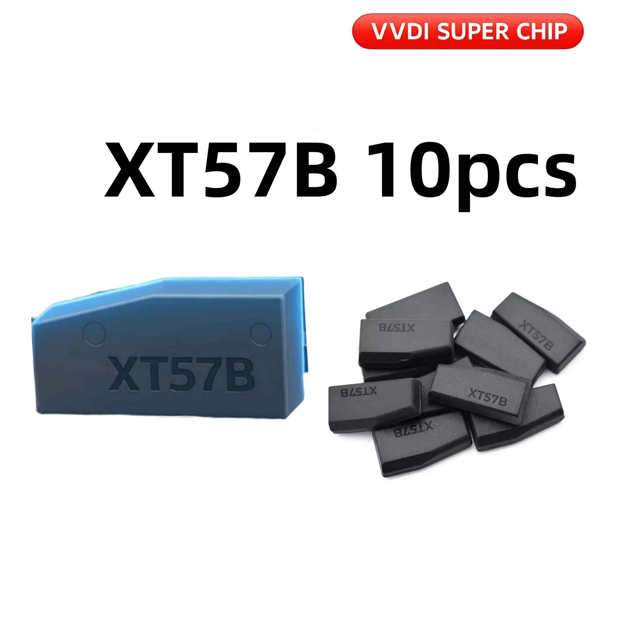 Чип-транспондер Xhorse VVDI Super Chip XT57B XT27A с поддержкой ID46, ID48, ID4C, ID8E, ID8C, ID8A, ID49, ID4A, ID47, ID64/ID4E, ID13, ID12