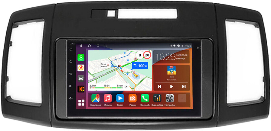 Штатная магнитола Toyota Allion, Premio (T24) 2001-2007 Canbox H-Line 4474-RP-11-200-431 Android 10 (4G-SIM, 8/256, DSP, QLed)