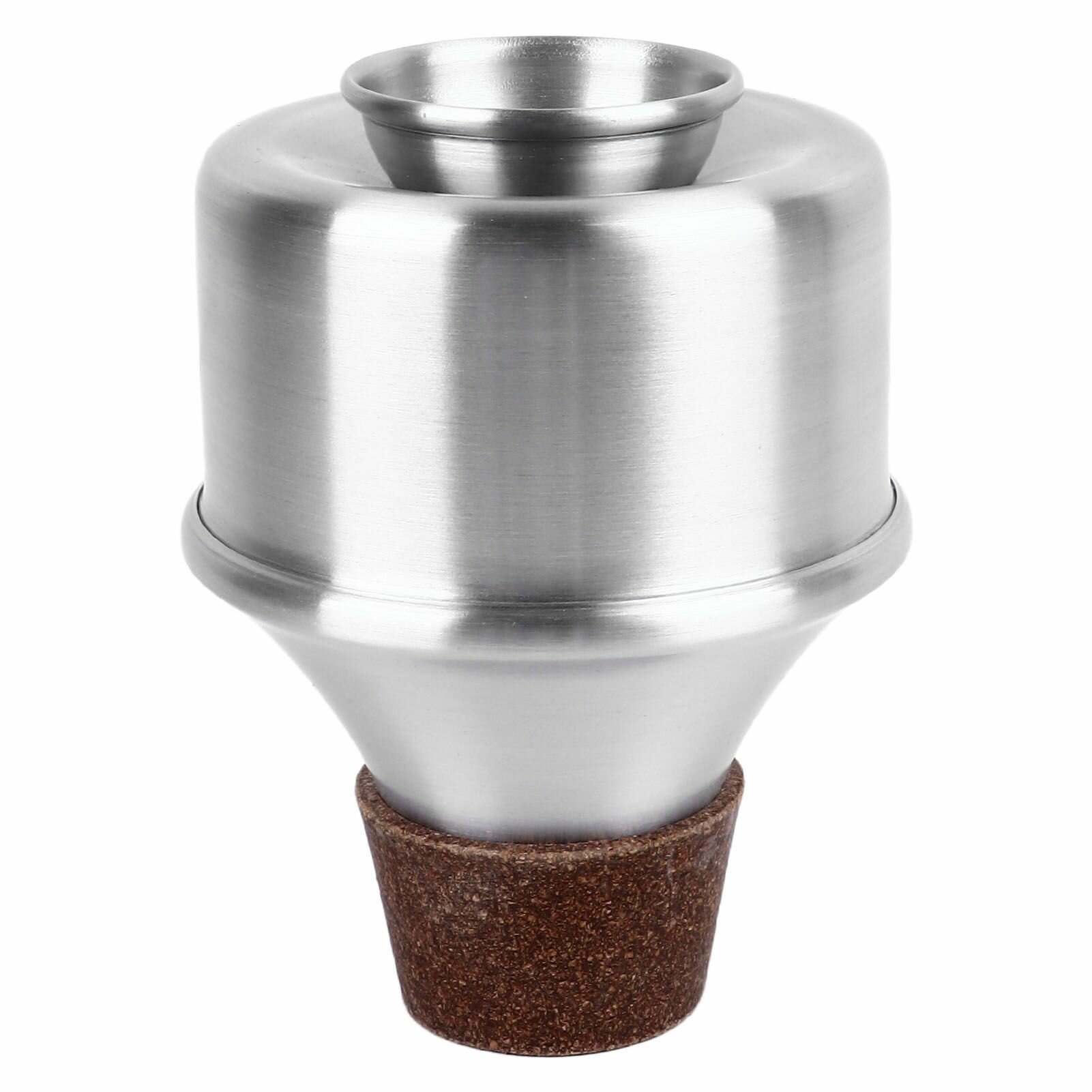 Мини-сурдина для трубы из алюминиевого сплава, серебристая, глушитель для трубы для взрослых и детей, начинающих, инструмент для снижения уровня шума