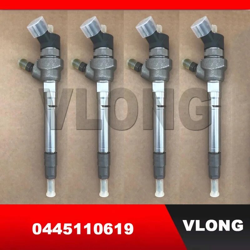 4ШТ Топливная Форсунка В сборе Для GMC Great Wall Haval H5 H6 4D20 Wingle 5 Дизельная Форсунка Common Rail 0 445 110 619 0445110619