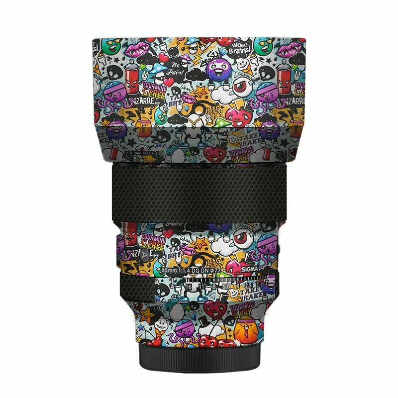 Сигма 85мм F1.4 DG DN Защитная пленка для объектива - Странные элементы, матовая поверхность с 3M клеем для Sony E/L