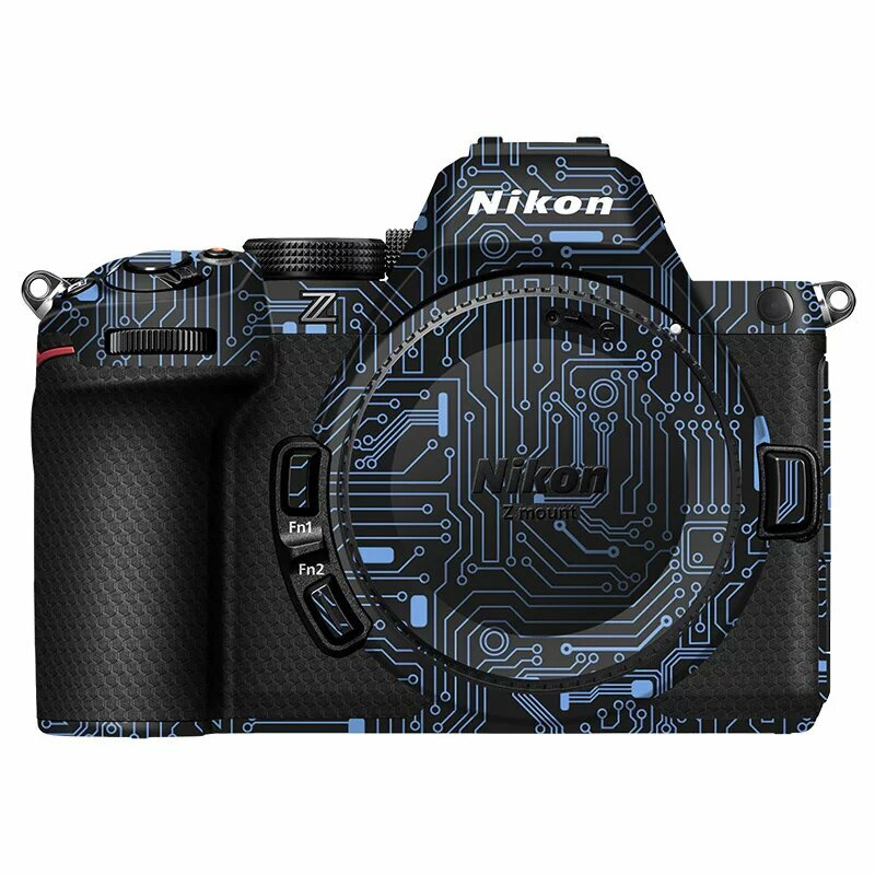 Синий электронный рисунок экран для Nikon Z5 II, материал 3M, антицарапинный, схемный узор