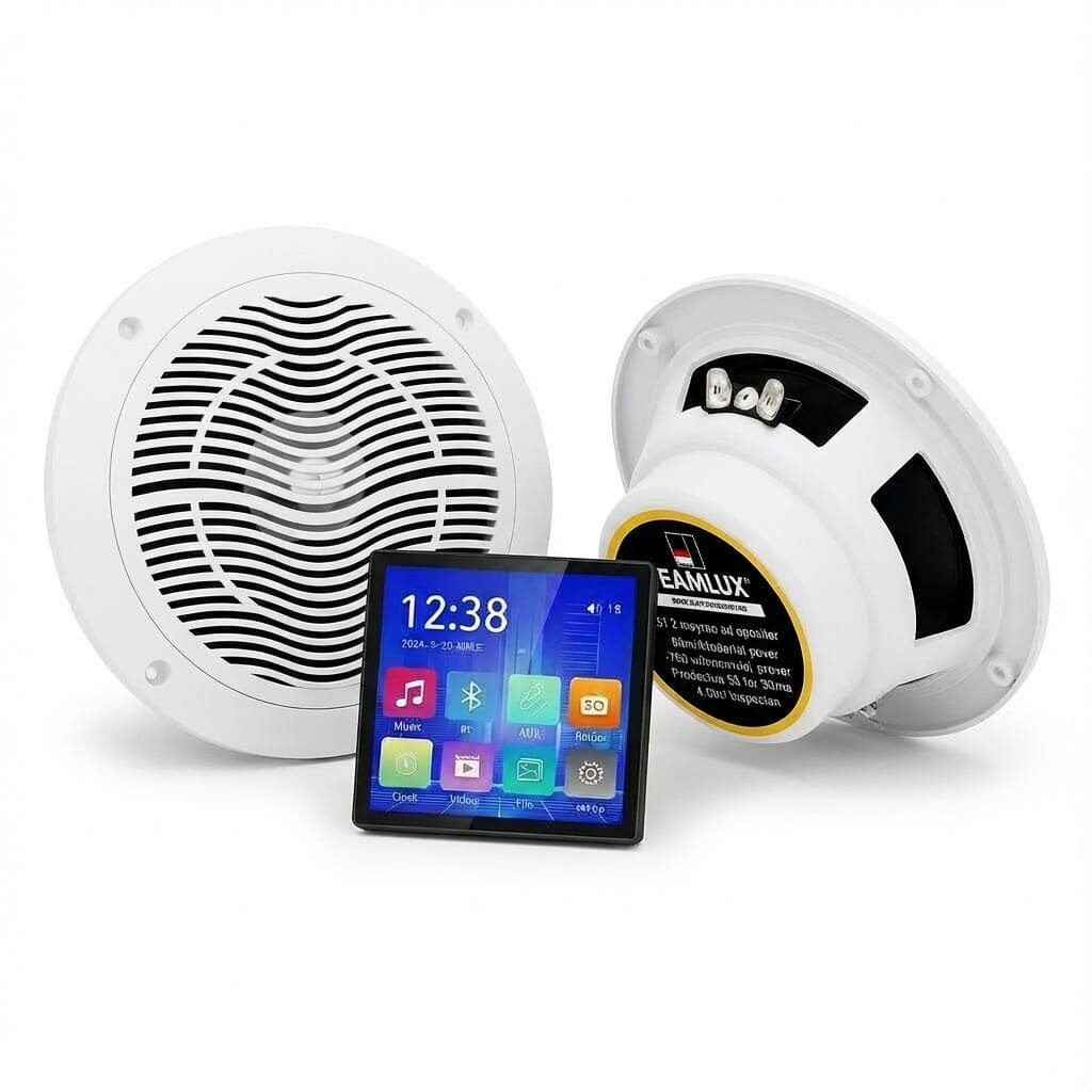 Комплект акустической системы SteamLux Music System PREMIUM акустика и музыка для бани, сауны, хамама