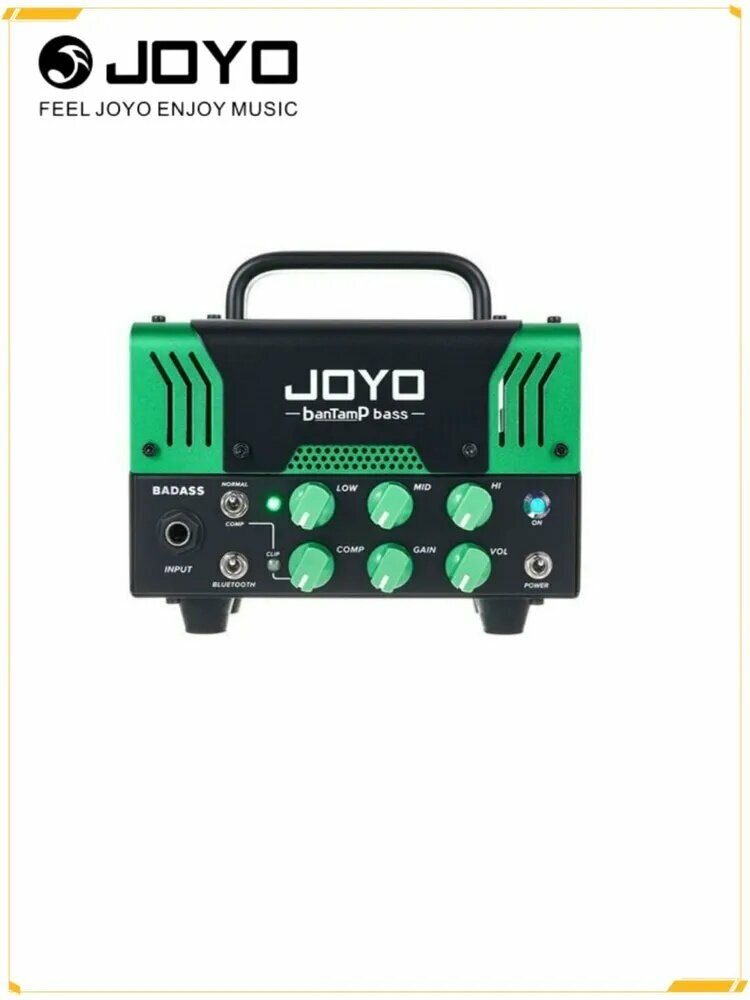 JOYO BADASS Головка усилителя бас-гитары для Bluetooth-предусилителя Tube Amp Bass с педалью ножного переключателя