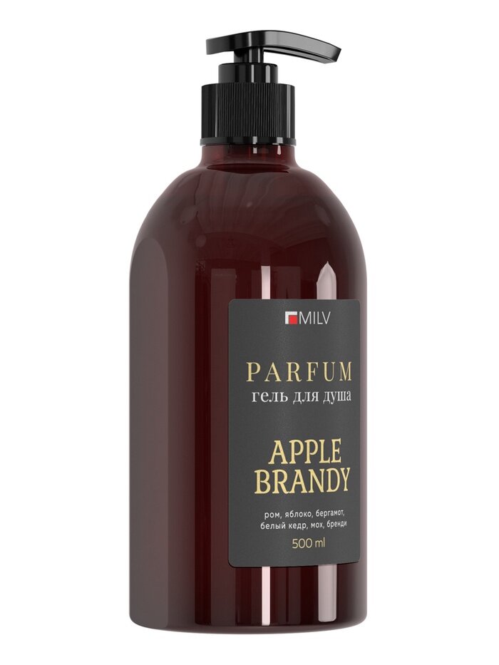 Гель для душа парфюмированный по мотивам APPLE BRANDY, 500 мл 10975357
