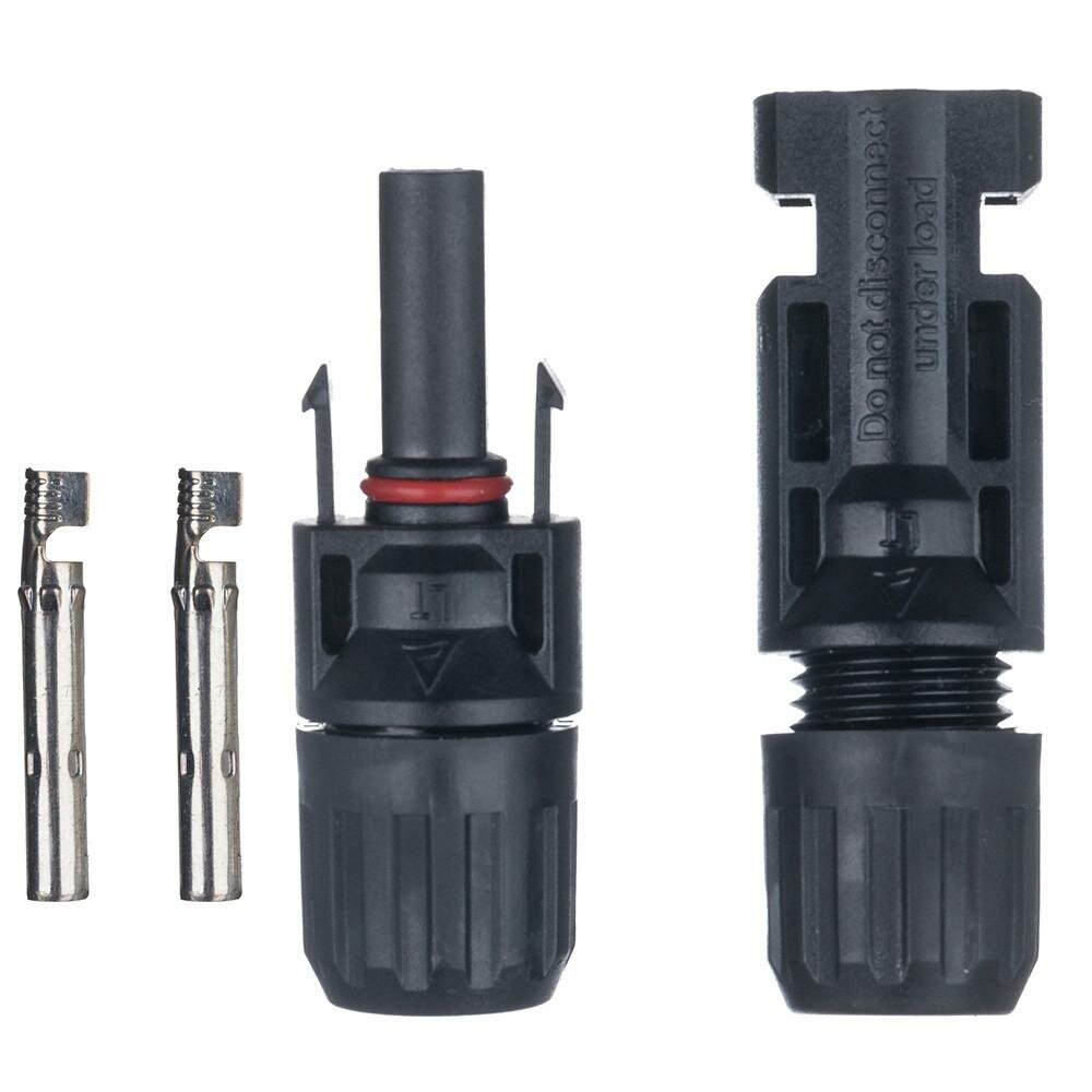 1 пара MC4 Solar Wire PV фотоэлектрические разъемы Male + Female M/F