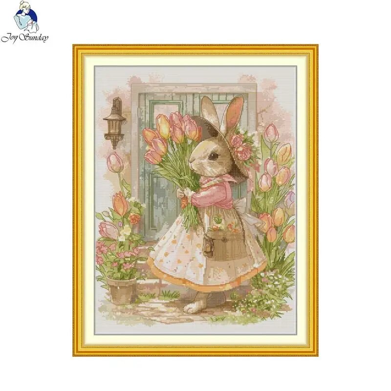 Набор для вышивки крестиком Joy Sunday для картин 14CT White Cloth