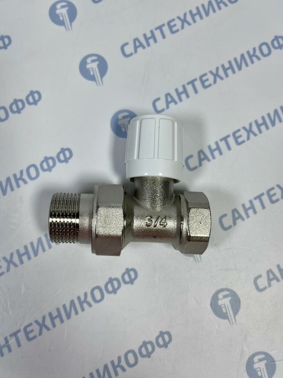 Клапан с ручной регулировкой VALFEX 3/4"ВН прямой, никель (VF.08. R.05)