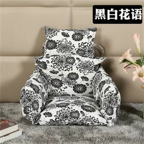 Подвесная корзина с подушкой, съемная и моющаяся, подушка для балконного ротангового кресла, утолщенная подушка для качалки в виде птичьего гнезда, подвесное кресло