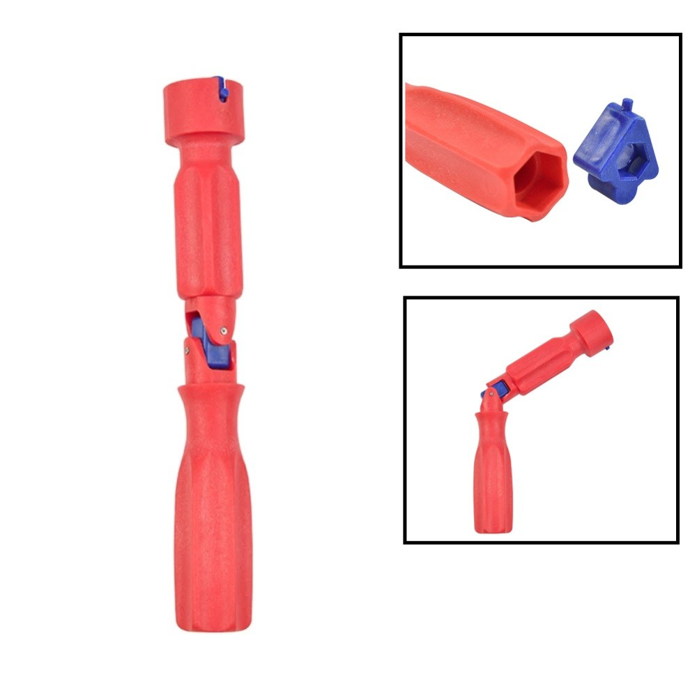 Ключ для ремонта сиденья унитаза, инструмент для монтажа сиденья унитаза, материал ABS, длина 20 см, 8 дюймов, совместим с размерами 17/13/10 мм, 1 комплект, цвет как на изображении