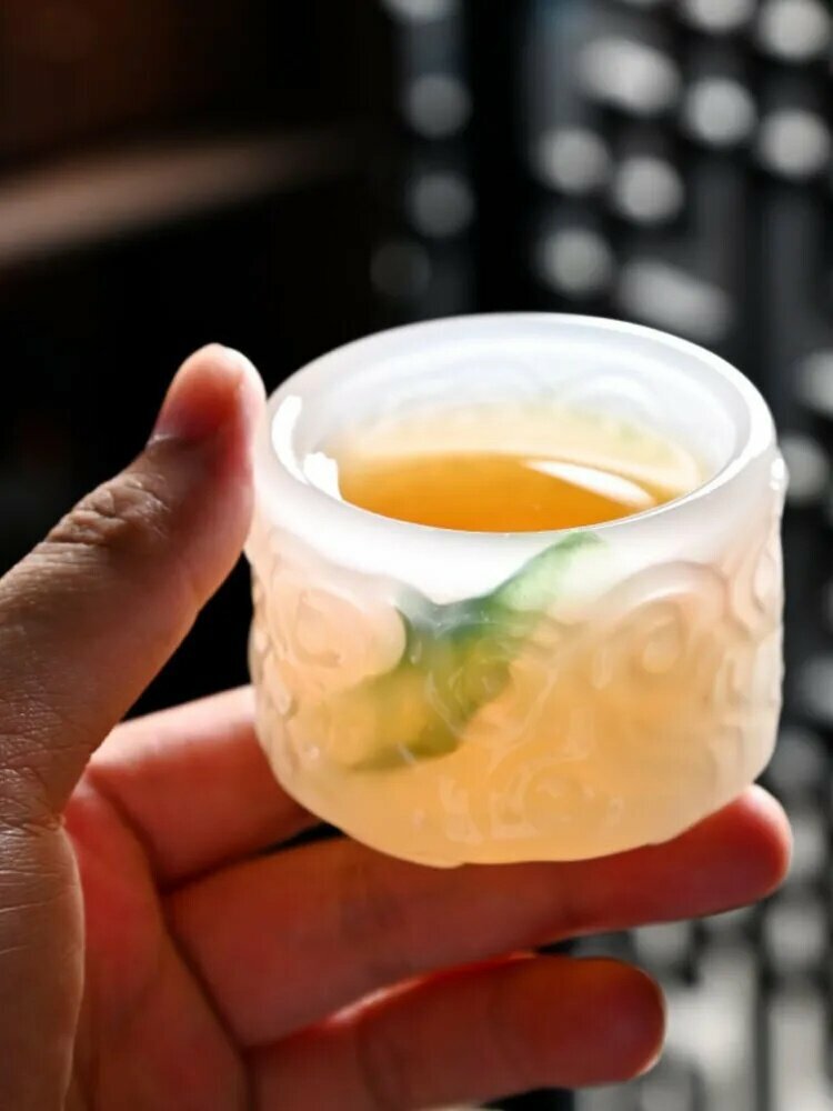 Своя трава Пиала белый, светло-зеленый, 1 шт