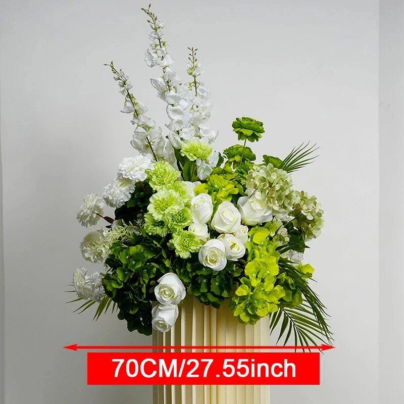 Искусственные цветы 70см, шаровидная композиция