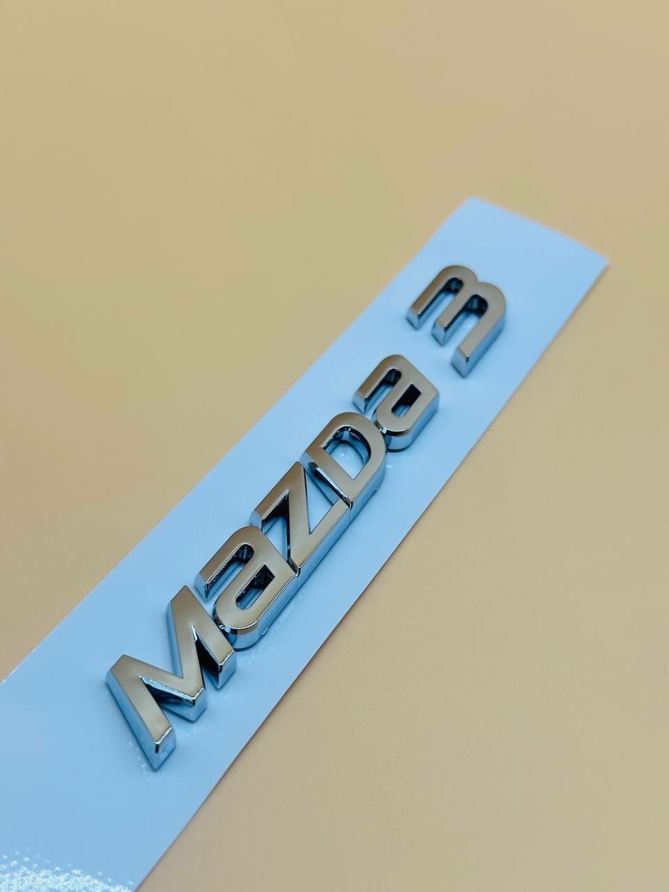 Надпись MAZDA мазда 3 Хром ABS