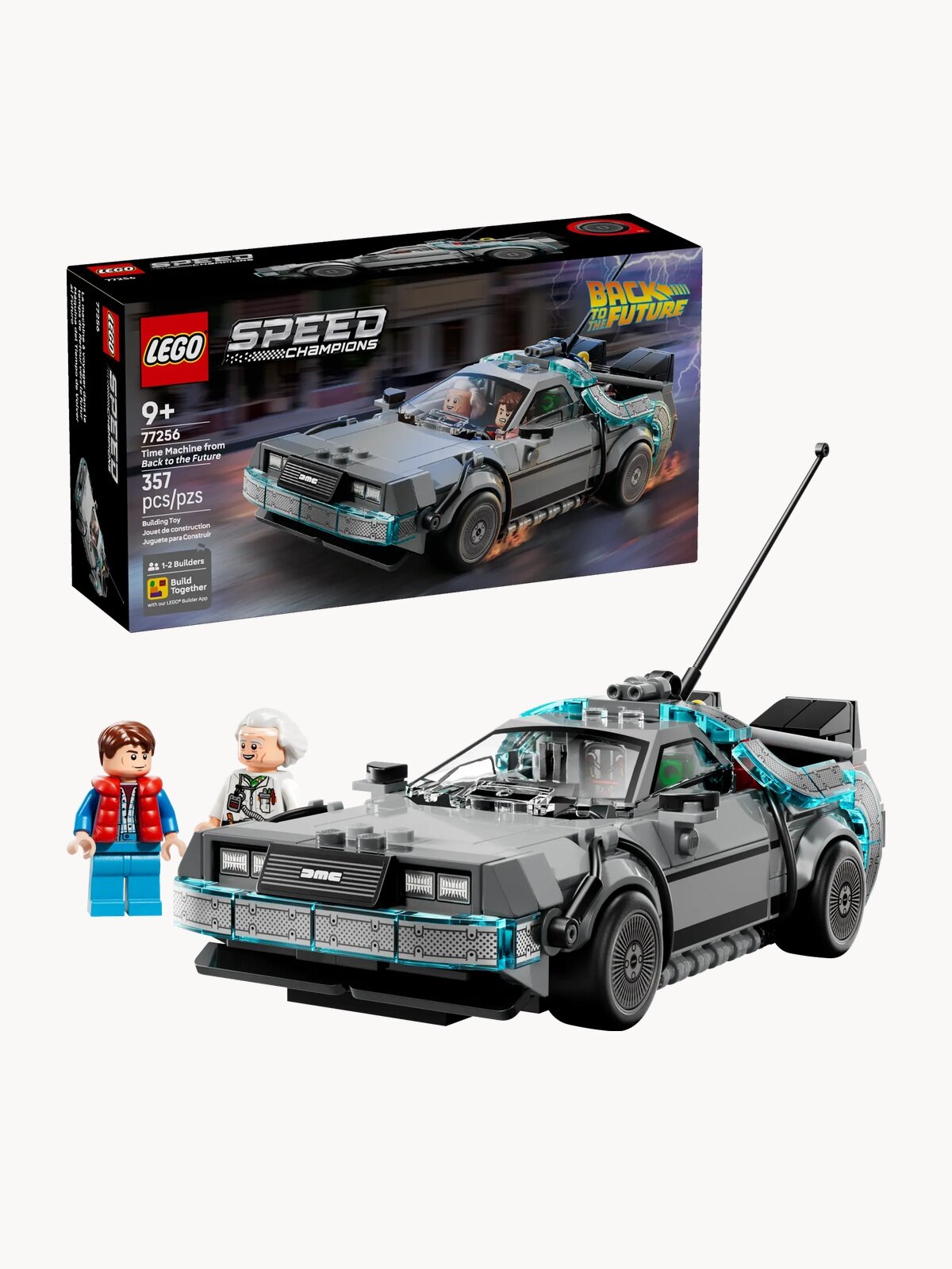 Конструктор LEGO Speed Champions 77256 Машина времени Назад в будущее, 357 дет.