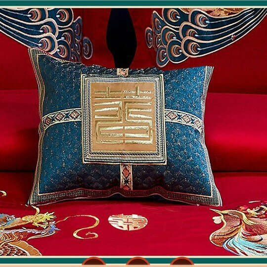 Декор для спальни, маленькая подушка, подушка для талии, подушка-подушка, свадебный подарок, декор для свадебной комнаты, новая китайская стильная подушка