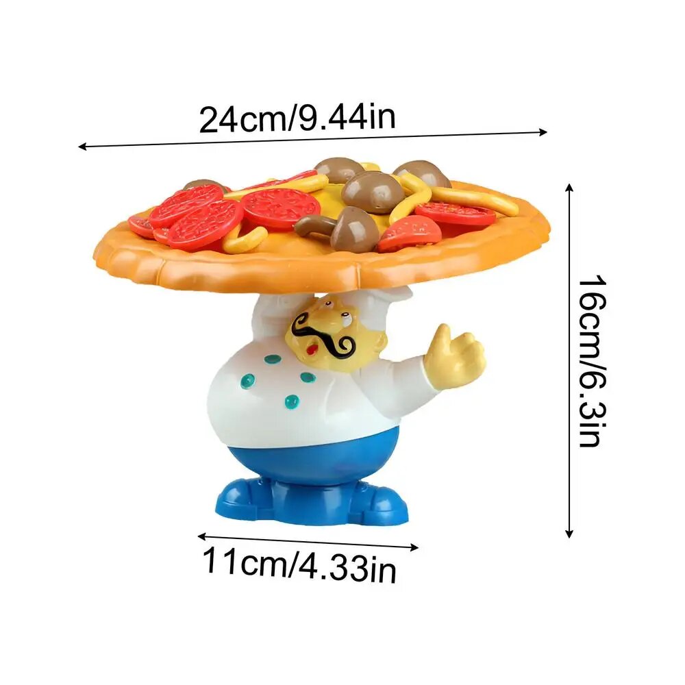 Настольная балансировочная игра для пиццы, Штабелируемая и балансировочная мультяшная игрушка для пиццы, интерактивные игрушки для родителей и детей, мультиплеерские настольные игры