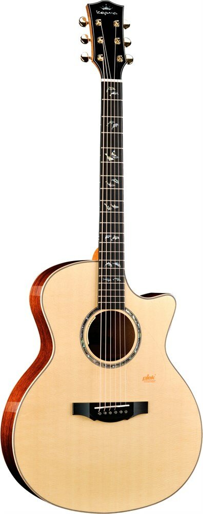 Акустическая гитара Kepma A1-GA, корпус ель, гриф махагони, 20 ладов, бесцветная