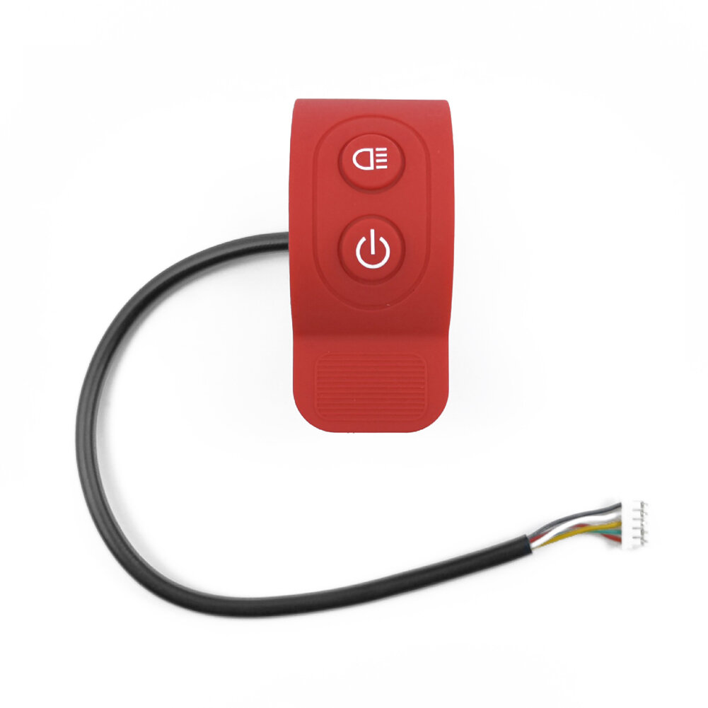 Электрический скутер Двигатель педали газа Замена запчасти Совместимый с электрическим скутером HX-X6 X7 X8 Красный ABS + Силикон 5V Длина кабеля 220мм Размер 67*50*30мм Вес 48г 1шт