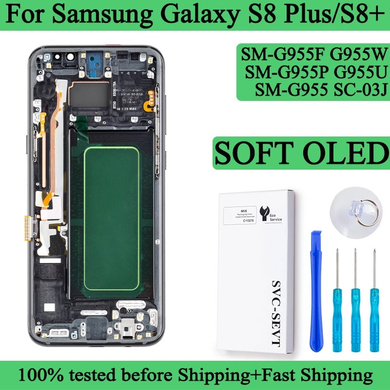 Дисплей для Samsung Galaxy S8 Plus OLED Black Frame 6.22"
