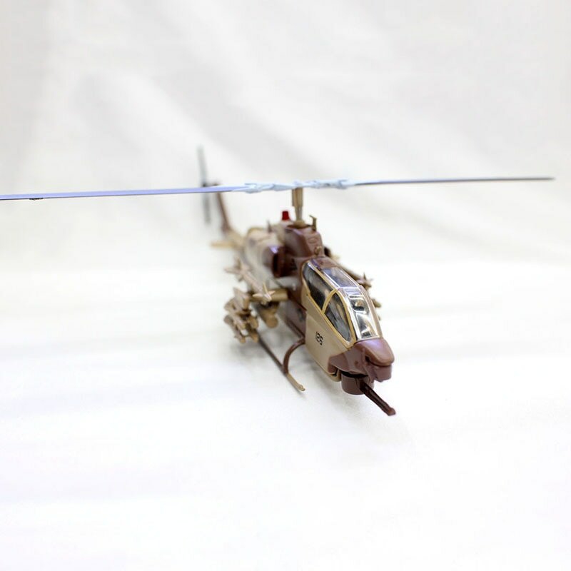 1/72 Супер Кобра AH 1W Военно-морской флот армии Корпуса морской пехоты сплава металла литье вертолет самолет модель IXO коллекционный вертолет игрушка модель шоу литье и усилитель; Игрушка автомобиль (коричневый)