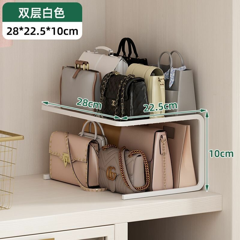 Стеллаж для хранения сумок, органайзер, полка для сумок, шкаф для хранения, гардероб, многослойная перегородка, коробка для хранения, стеллаж для размещения
