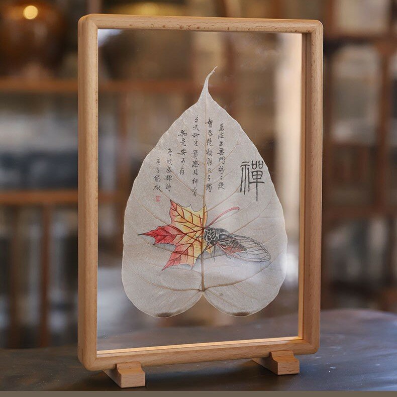 Высококачественная рамка для фотографий из массива черного ореха с двусторонним прозрачным дисплеем, подставка для китайской живописи, рамка A4 A3, настенное крепление