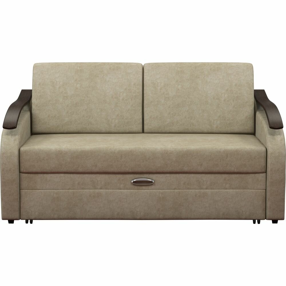 Выкатной диван МебелПром Наташа 140 ДН волна 23