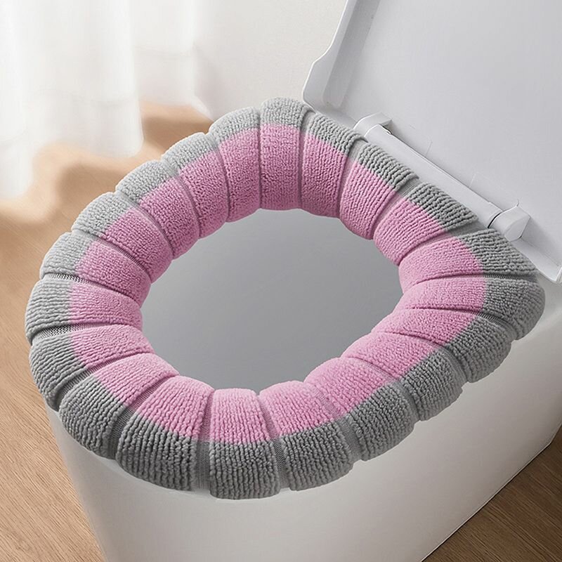 Трикотажный неодноразовый чехол для туалетного коврика из тыквы