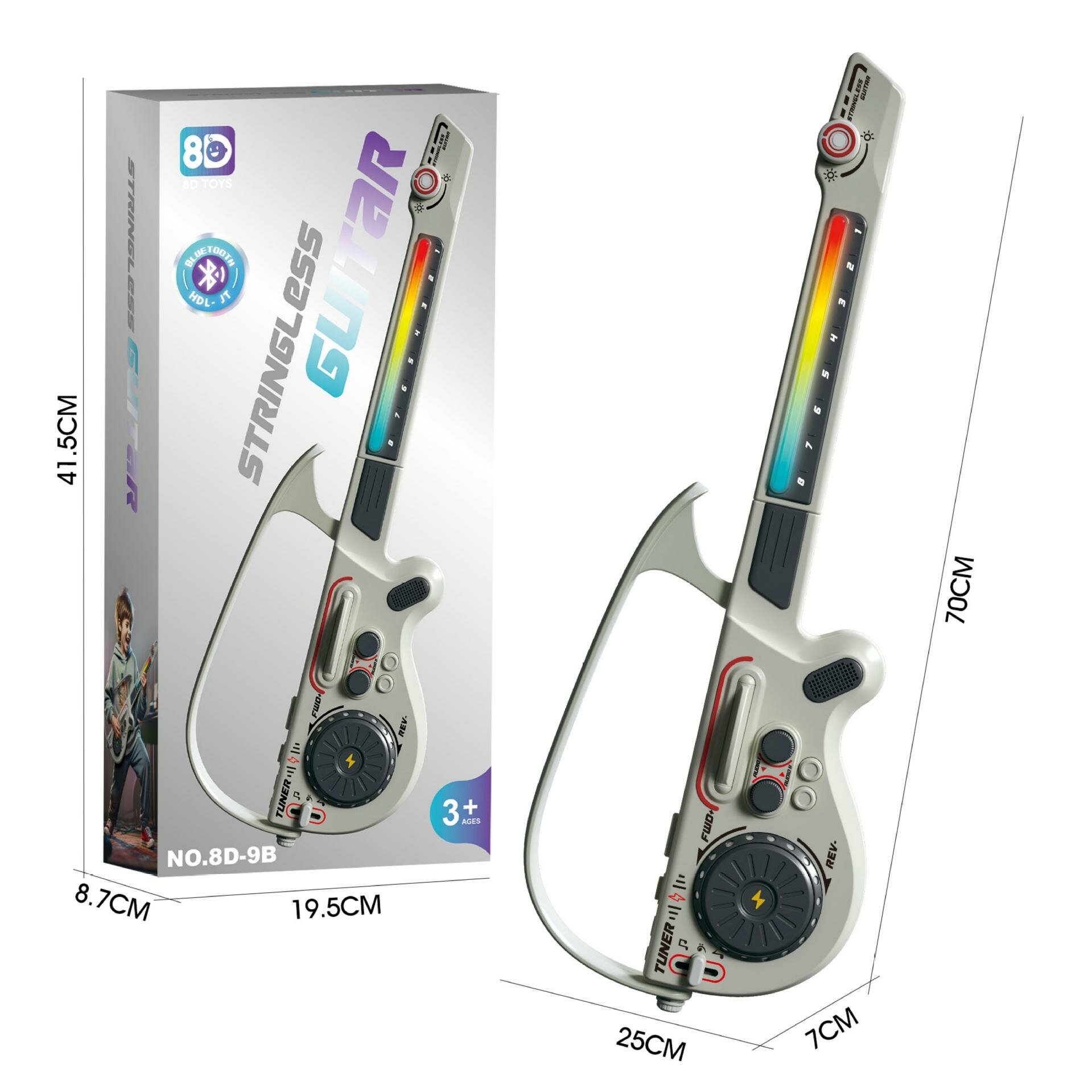 Многофункциональный музыкальный микшер с Bluetooth, подсветкой, функцией воспроизведения музыки, перкуссионным ритмом, электронным пианино, детский музыкальный инструмент-игрушка.