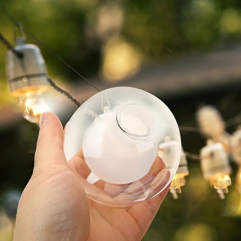 Плафон Из Стекла Прозрачный Для Люстры, Диаметр 80Мм, Простой Дизайн, 1Шт