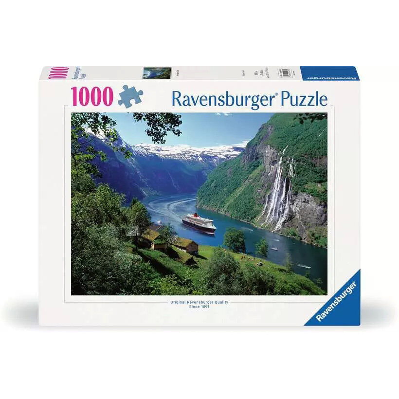 Пазл Ravensburger 1000 Норвежский фьорд, арт.00475, классический