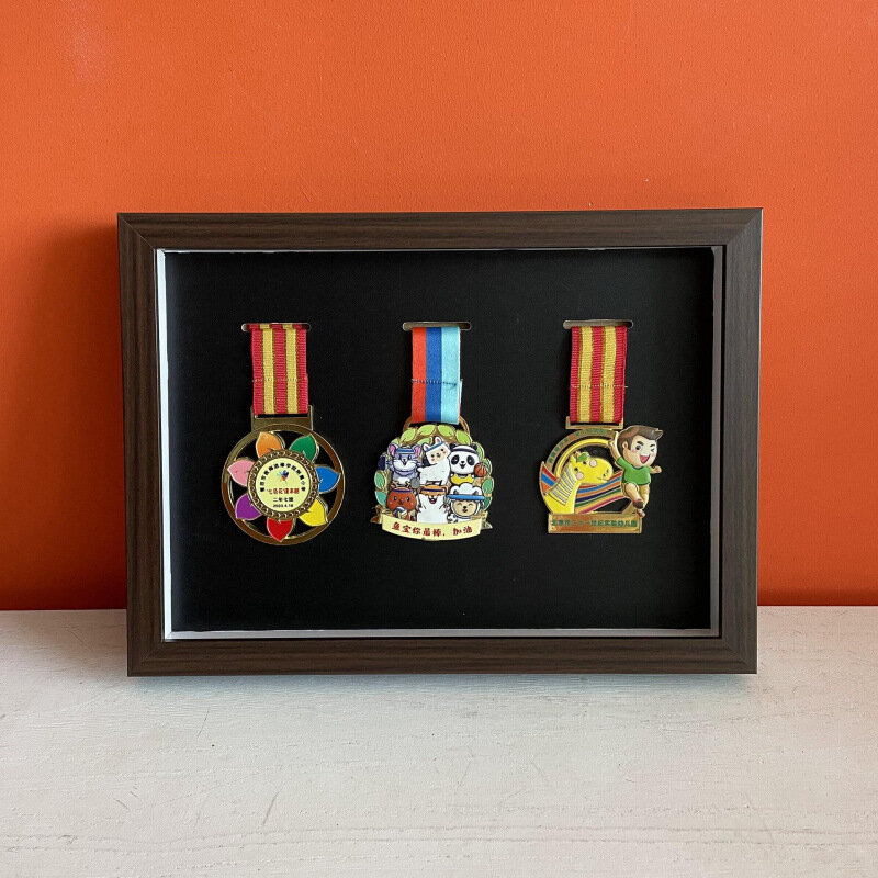 Рамка для медалей марафона, хранение медалей спортивных соревнований, настенная подвесная рамка с перфорацией
