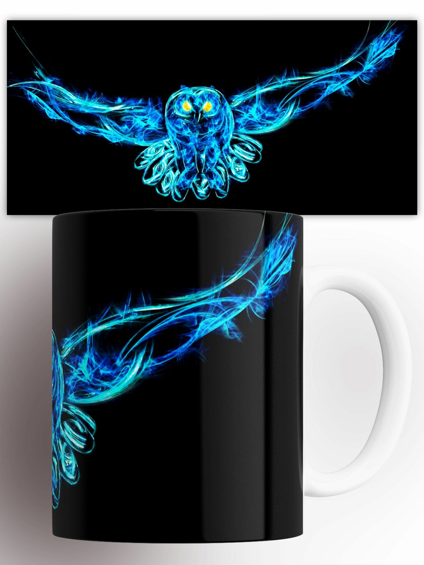 Кружка Сова неон 330 мл