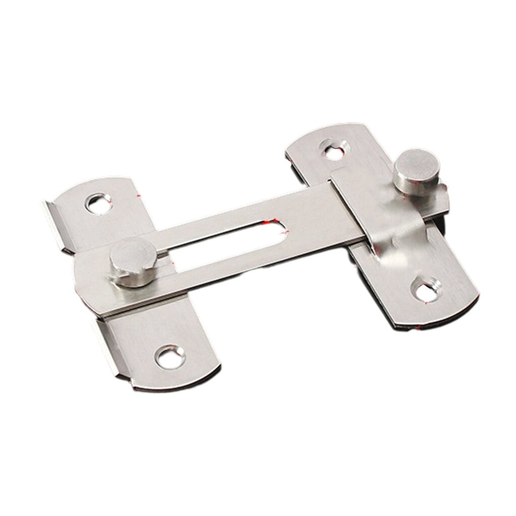 Упаковка из 2-х Незапятнанных Дверных Защелок, Надежного Защитного Замка Для Входов В Сараи, Клеток Для домашних Животных