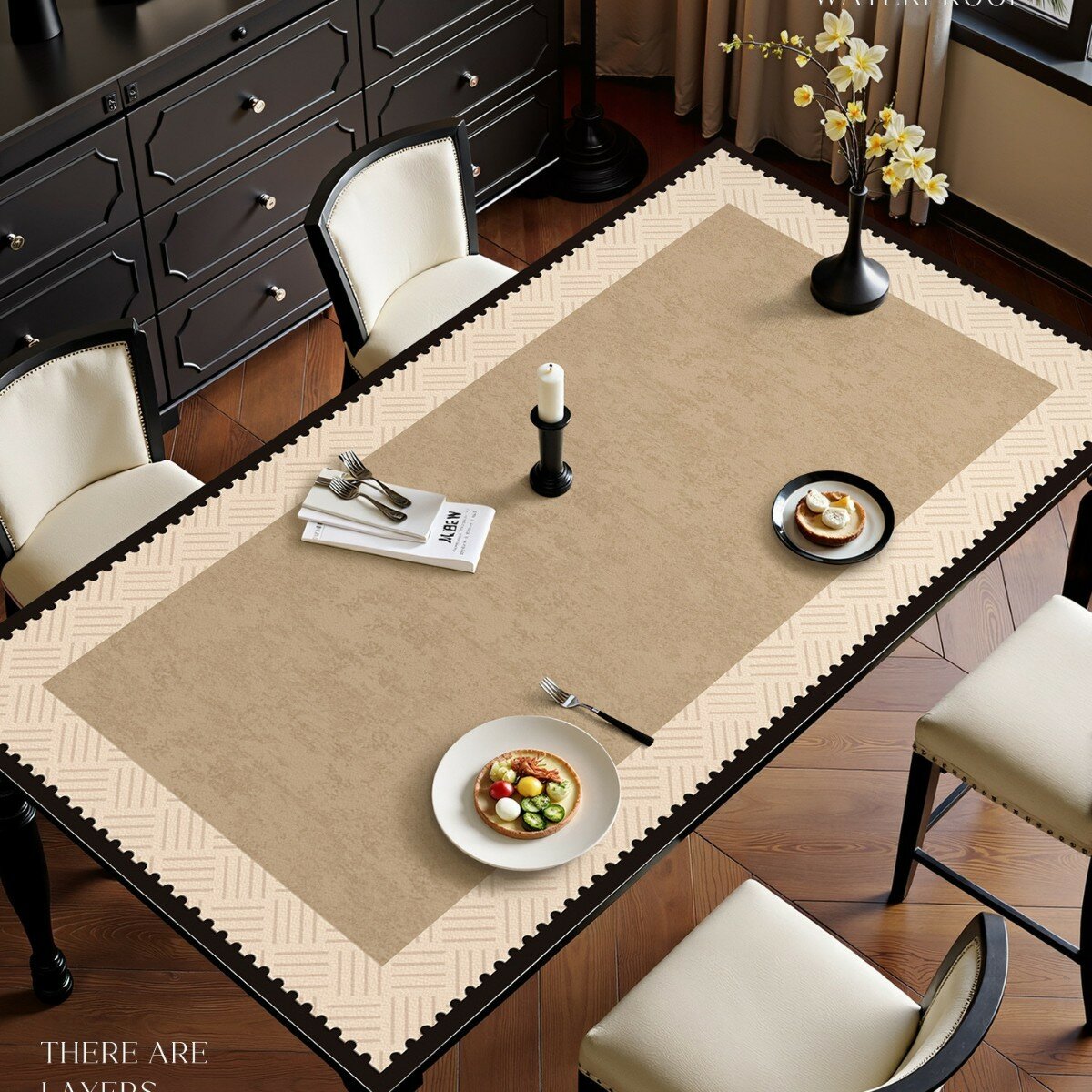 Кожаный коврик для стола в американском винтажном стиле, коврик для обеденного стола, домашний коврик для гостиной, кофейный стол, водонепроницаемый, маслостойкий, термоизоляционный, антиожоговый, моющийся