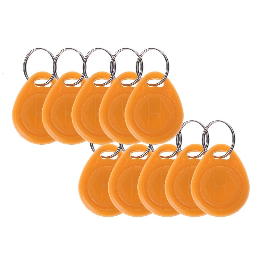 T5577/EM4305 перезаписываемые RFID брелоки, Желтый