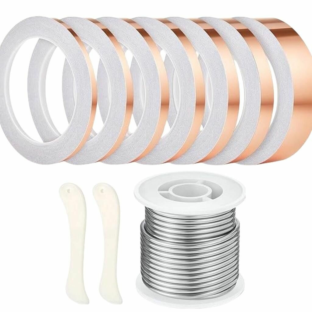 Набор для витражей 10 шт с припоем и фольгой