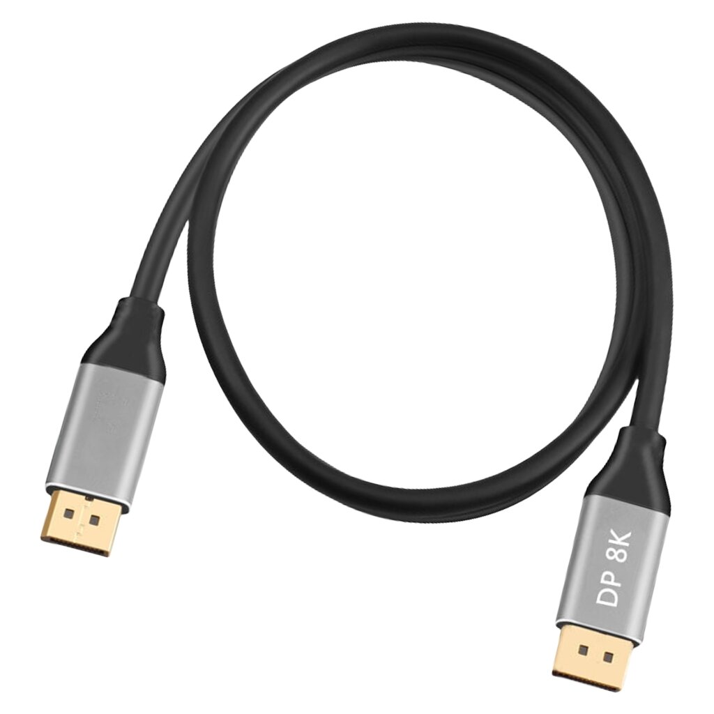 Позолоченный кабель DisplayPort to DisplayPort длиной от 1 до 3,0 м, Высокоскоростной для мониторов и проекторов, поддерживает 8 Кбит /с при 60 Гц.